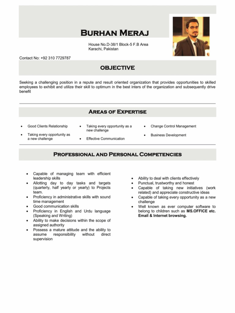Burhan CV | PDF