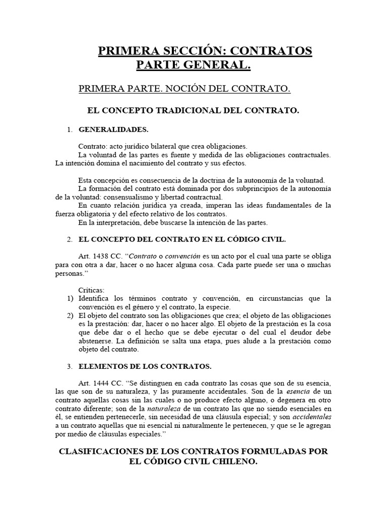 Nociones y Efectos de Contratos Bilaterales | PDF | Ley común | Justicia