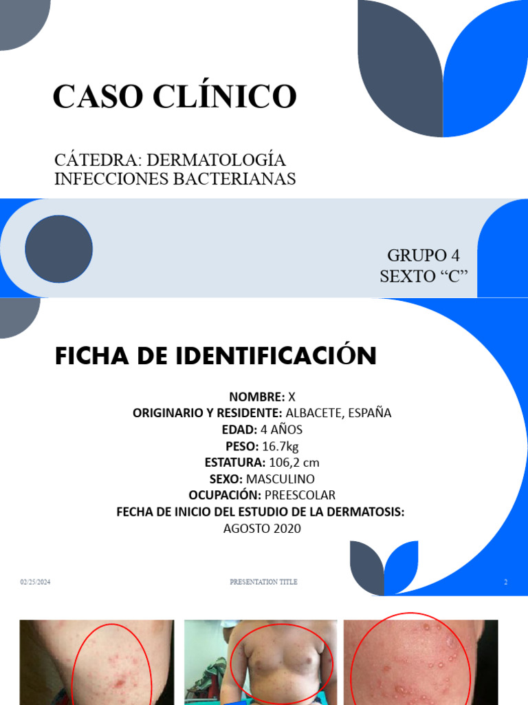 Caso Clínico | PDF | Dermatología | Enfermedades y trastornos