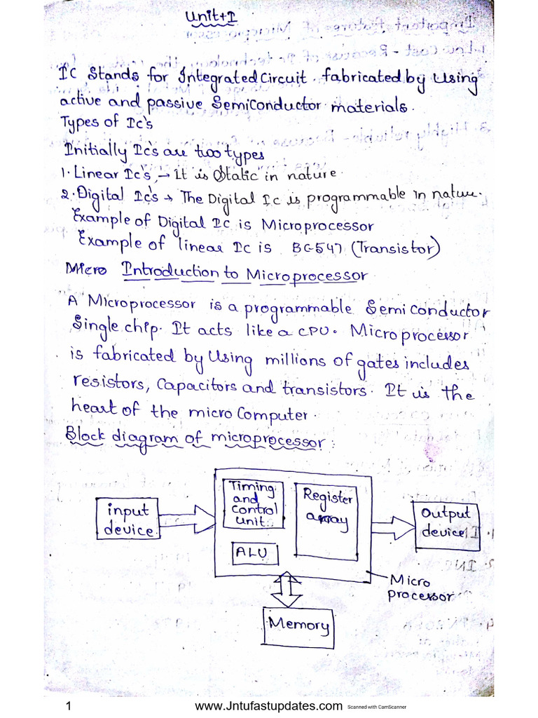 MPMC r16 Eee - Unit-1, 2 | PDF
