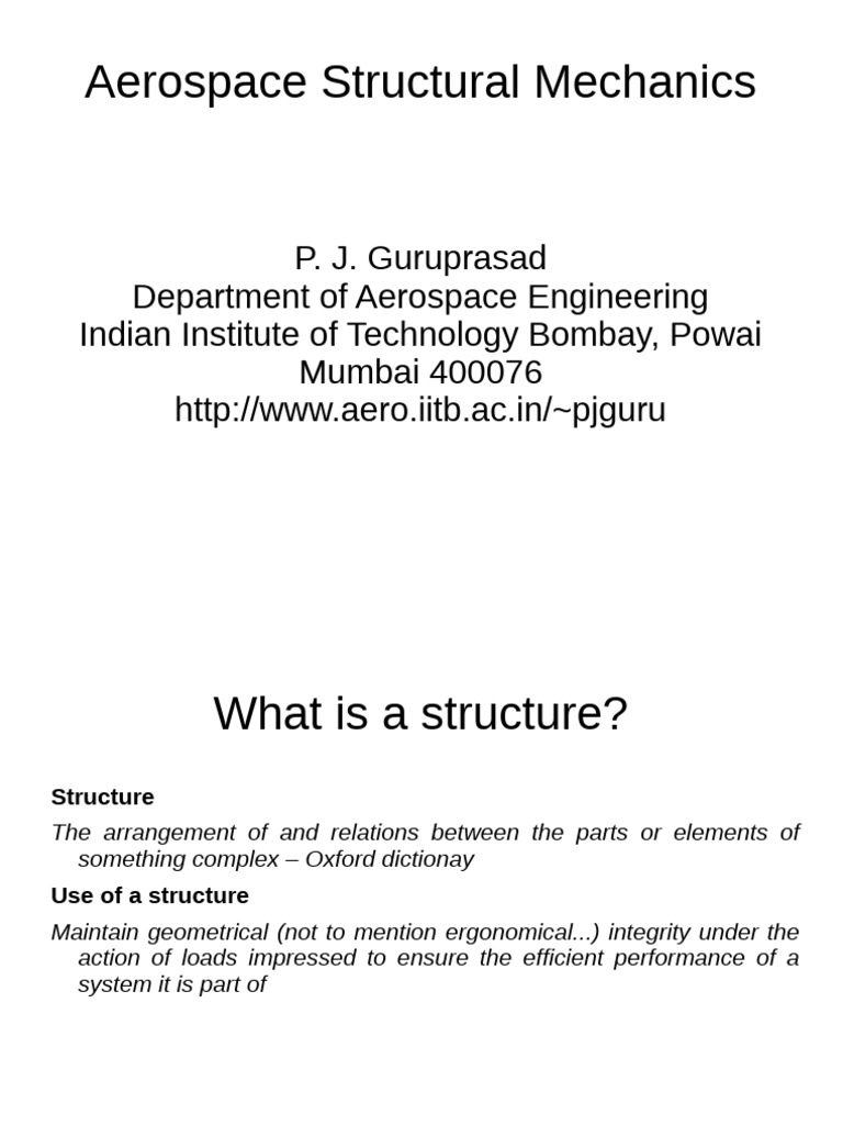 AircraftStructures Module 1 | PDF | Teaching Methods & Materials | Technology & Engineering