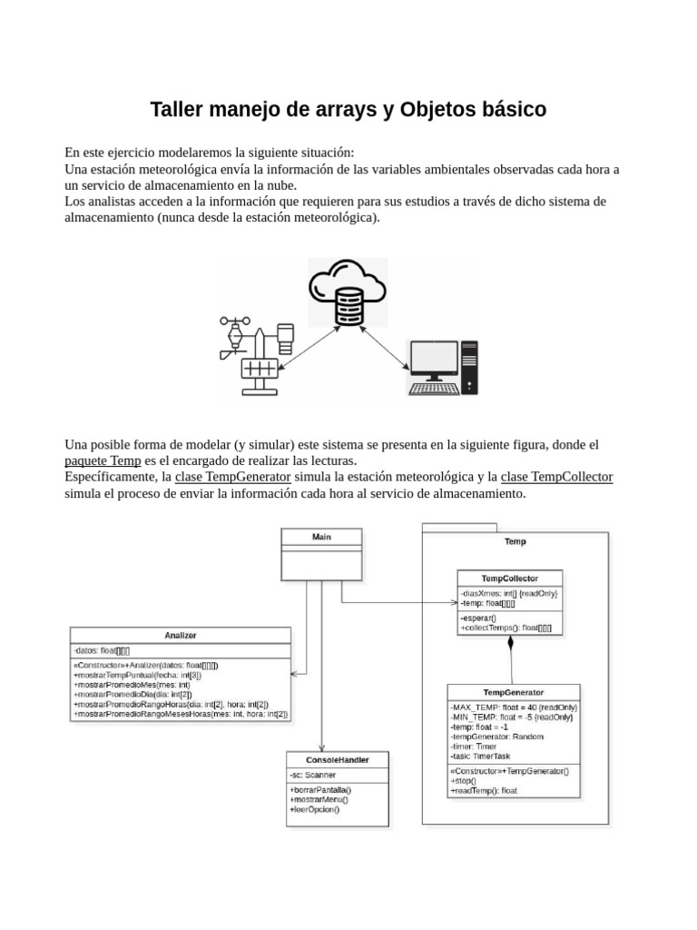 Array OOP Basico | PDF | Meteorología | Ingeniería Informática