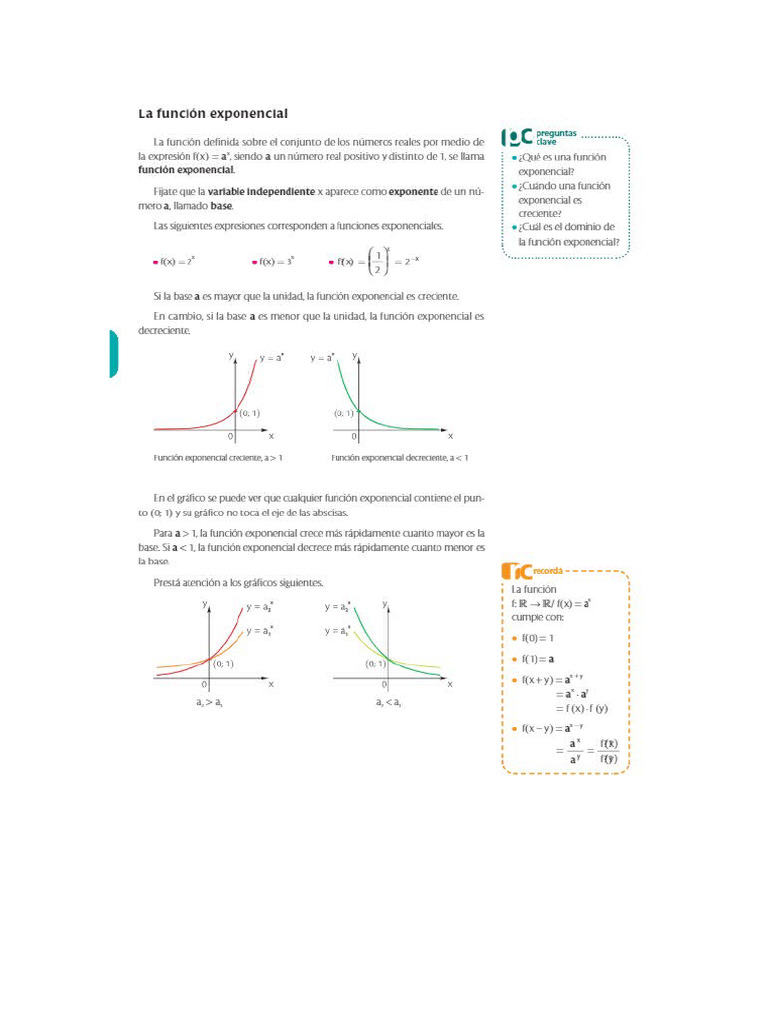 Funcion Exponencial | PDF