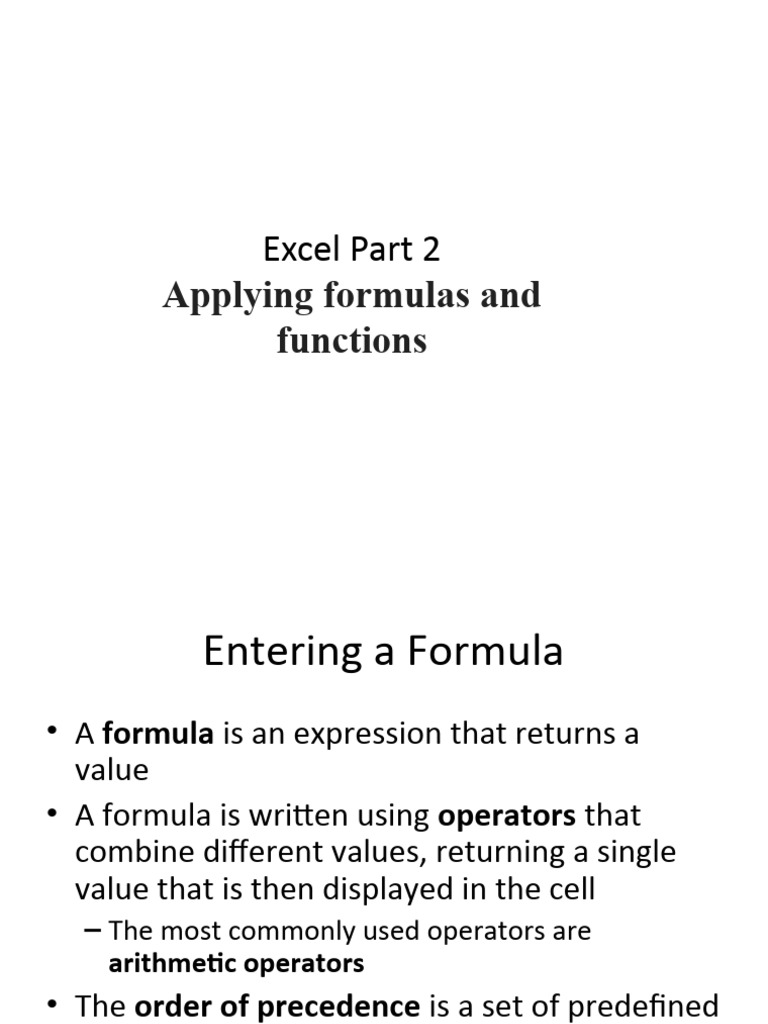 Excel 2 | PDF