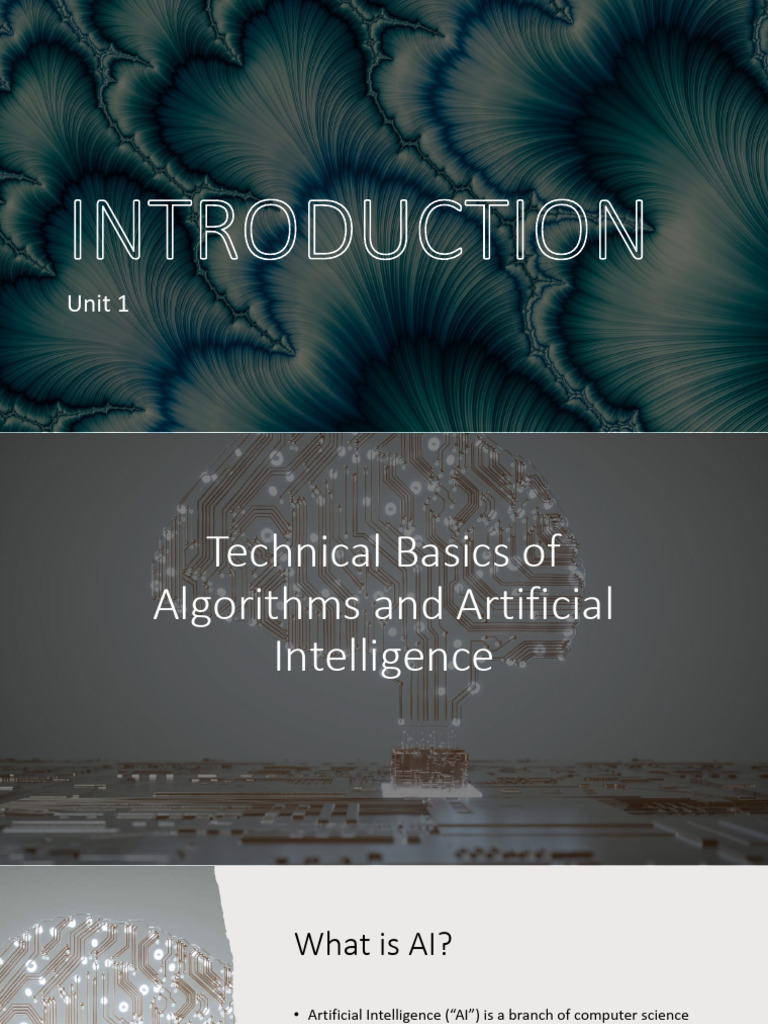 Ai - Unit 1 | PDF | Artificial Intelligence | Intelligence (AI) & Semantics