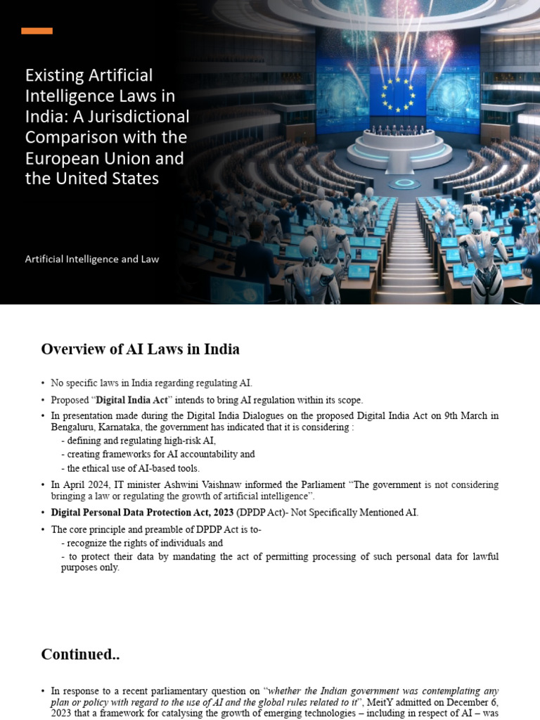 Existing Laws Comparison | PDF | Artificial Intelligence | Intelligence (AI) & Semantics