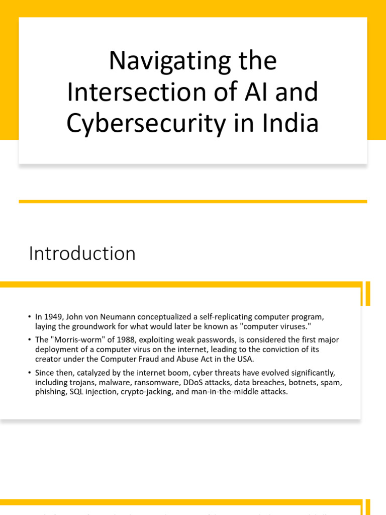 Navigating The Intersection of AI and Cybersecurity in India | PDF ...