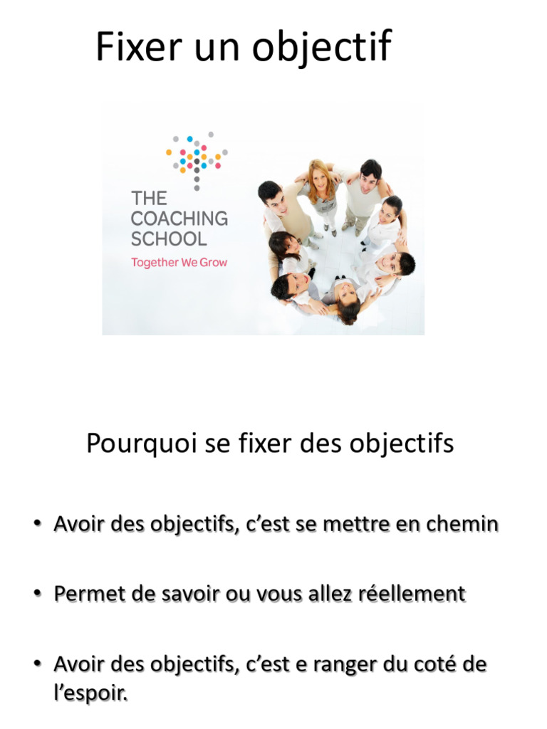 Fixer Des Objectifs | PDF