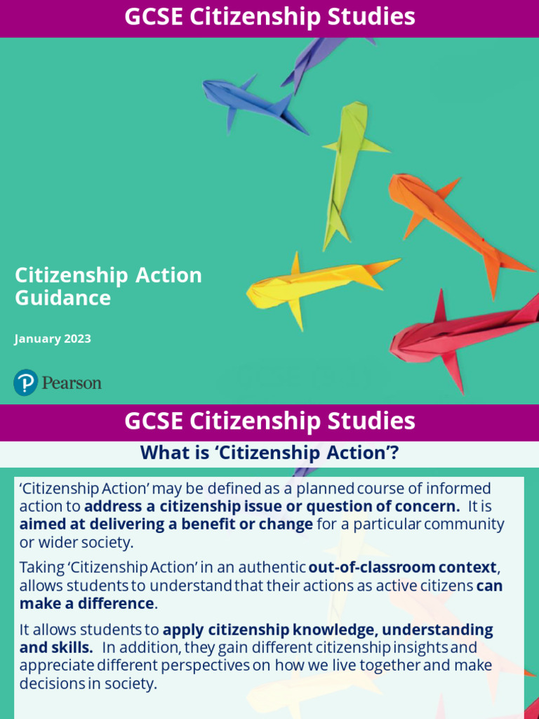 Citizenship Action Guidance | PDF | Citizenship