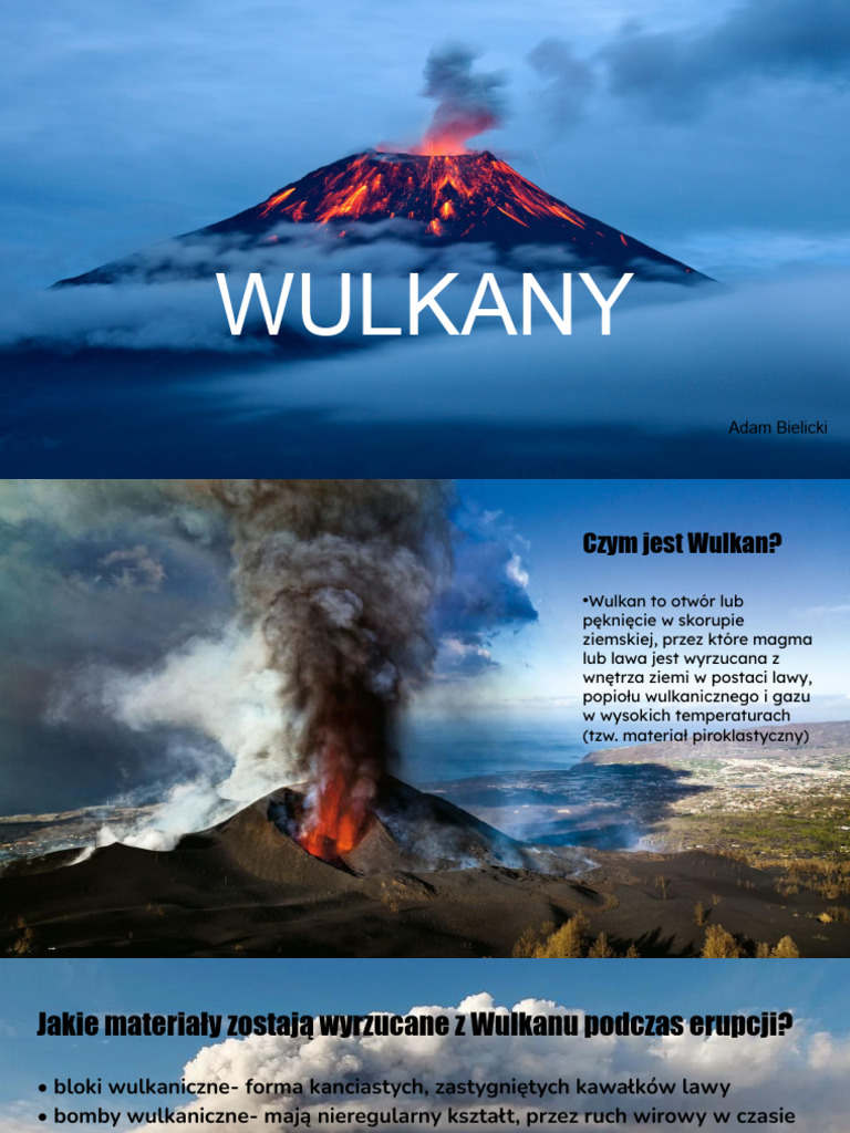 Geografia Wulkany | PDF
