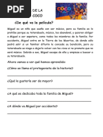 Preguntas Sobre La Película Coco | PDF