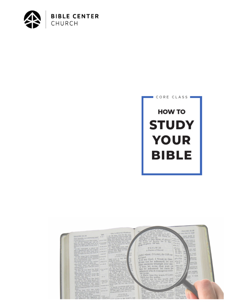 How To Study Your Bible | PDF | Biblical Inerrancy | Saint Timothy
