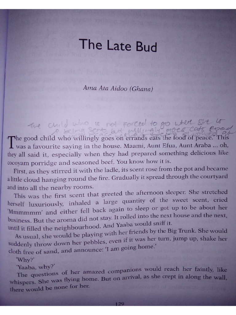 The Late Bud | PDF
