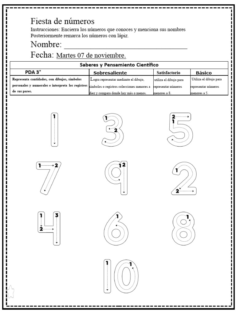 Activ Numeros 1 | PDF