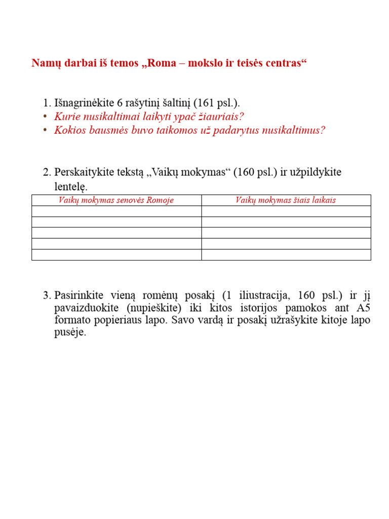 7 Kl. Romenu Teise N. D. | PDF
