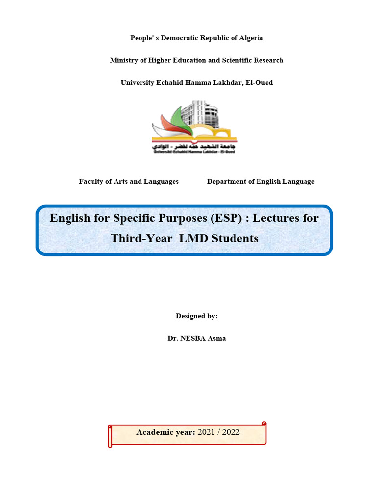 ESP Courses For S1 | PDF | Learning | Methodology