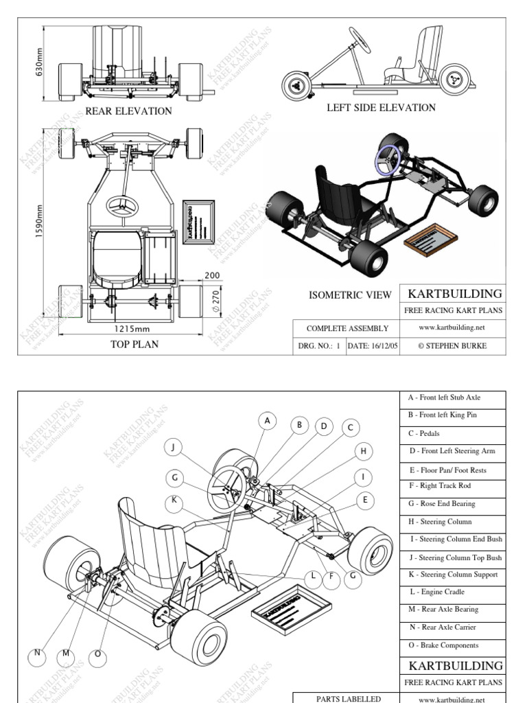 Free Go-Kart Plans and Assembly Guide | PDF