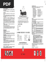 Ficha Técnica GASTOXIN Español | PDF | Aluminio | Agua