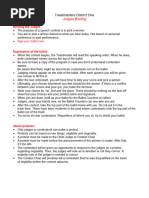Toastmasters Contest Chair Script | PDF | Government