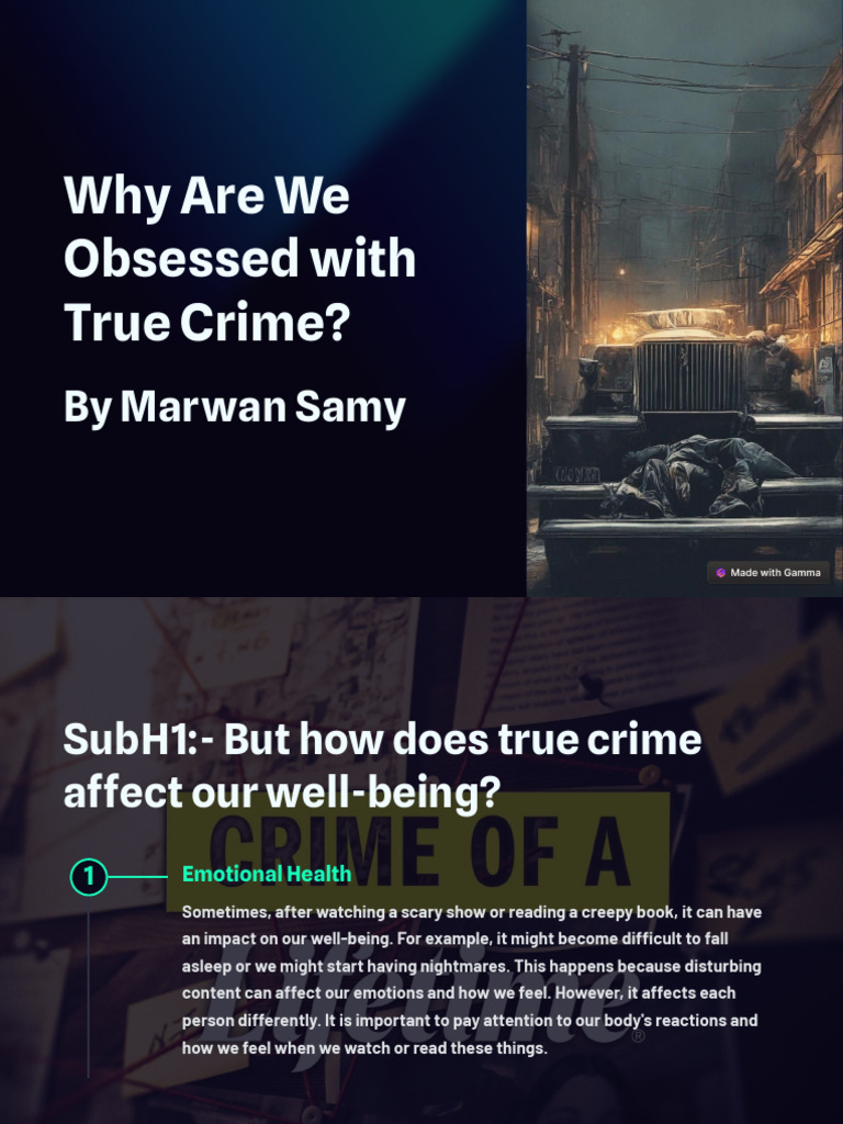 The Impact of True Crime on Well-Being | PDF | Social Science