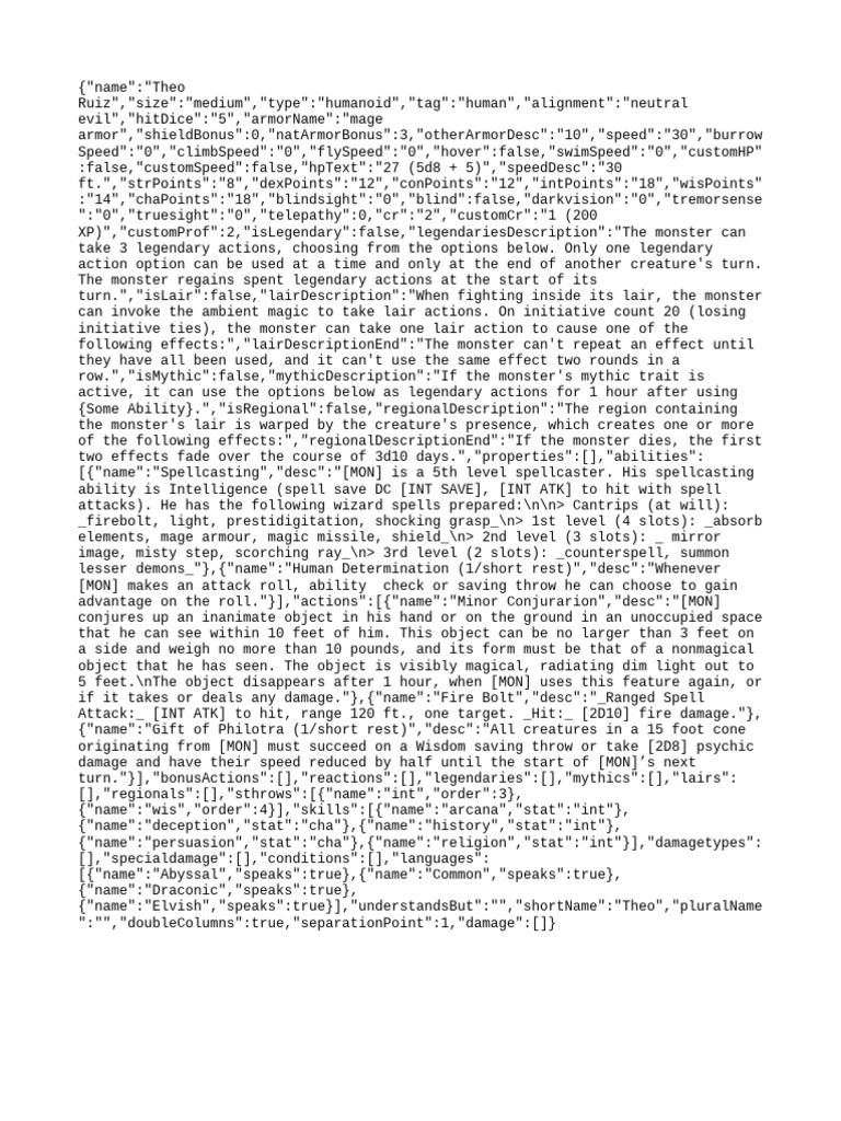 Theo Ruiz - Monster 2 | PDF | Fantasy