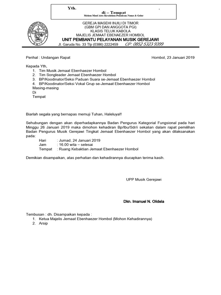 Undangan Muger | PDF