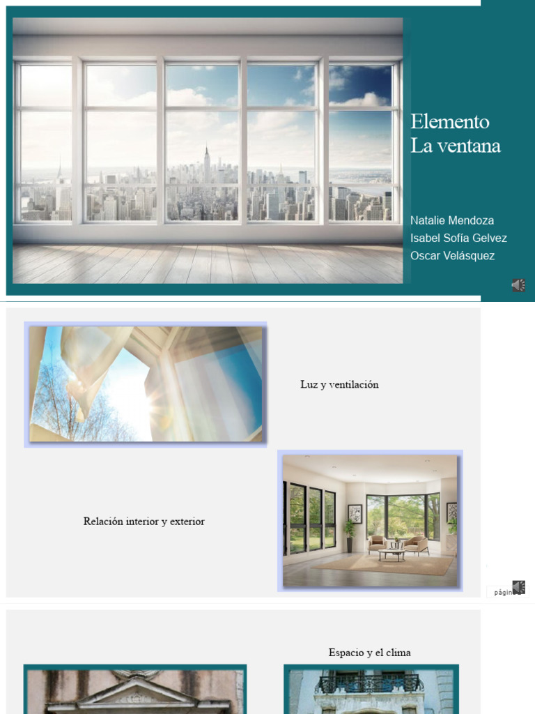 Ventana Teoria | PDF | Ventana | Diseño arquitectonico