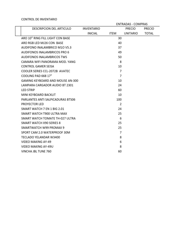 Control de Inventario | PDF | Human–Computer Interaction | Computer Hardware