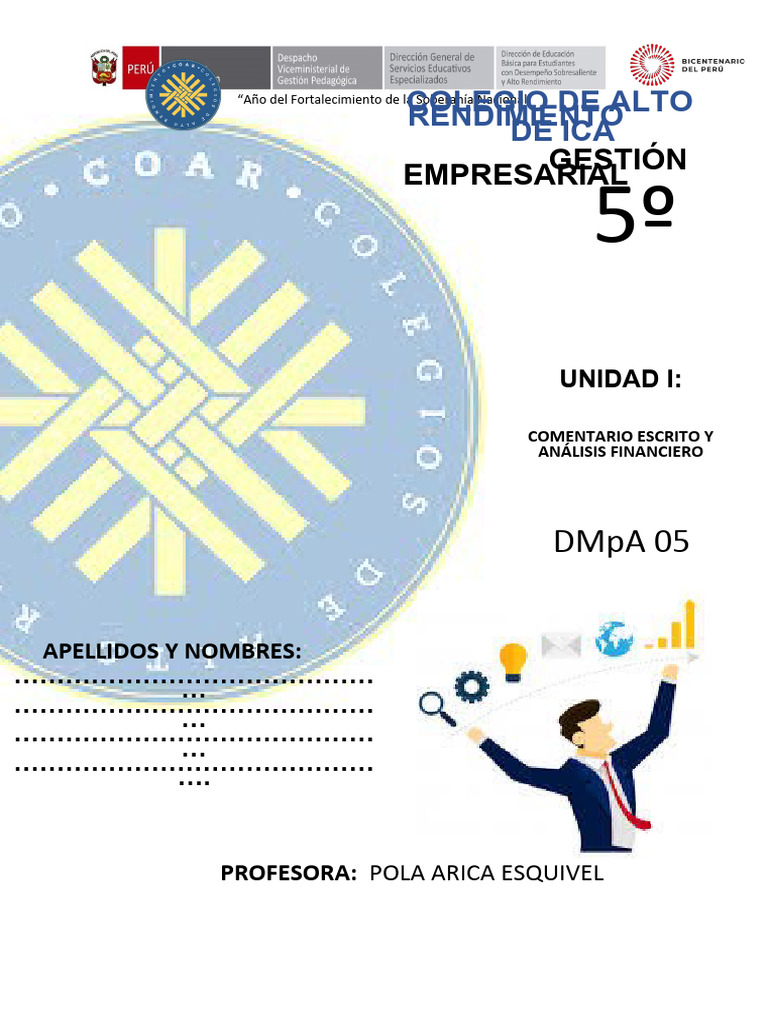 GEM - UNIDAD I - DMpA N°5 - 5TO - COAR ICA | PDF