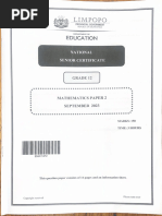 Mathematics Grade 11 P2 Nov 2024 LDOE | PDF | Mathematics