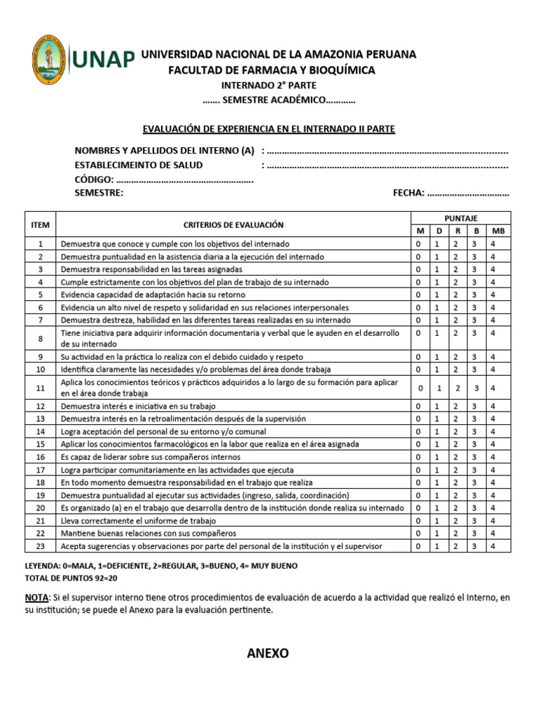 Formato de Internado 2 | PDF