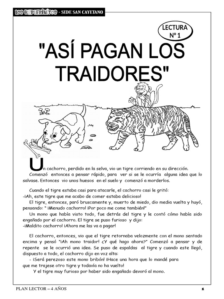 Plan Lector 4 Años | PDF