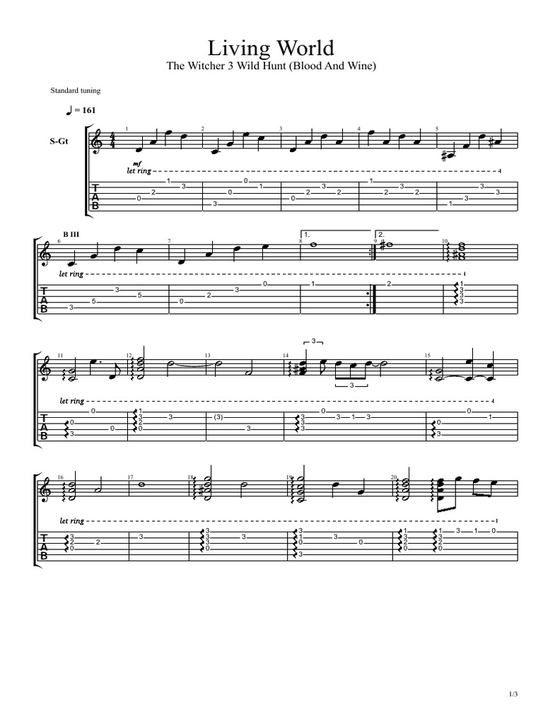 Witcher 3 - Living World | PDF