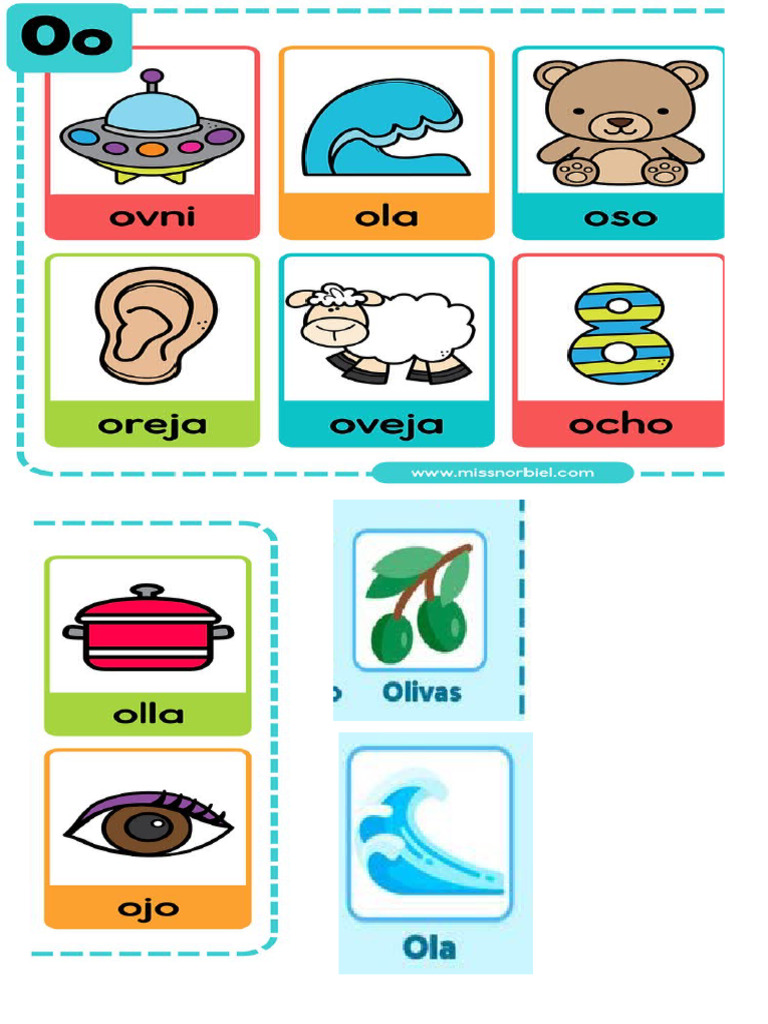 Palabras Con o | PDF