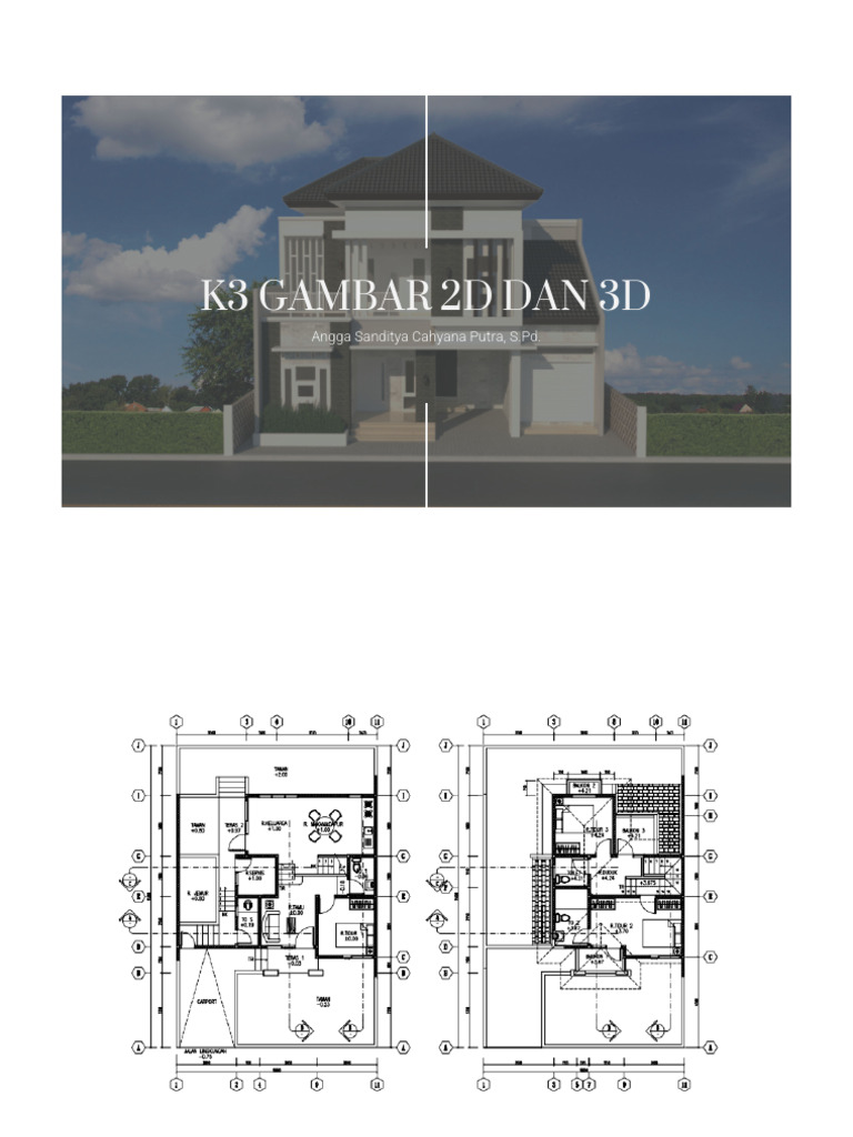K3 dalam Gambar 2D dan 3D | PDF | Seni | Komputer