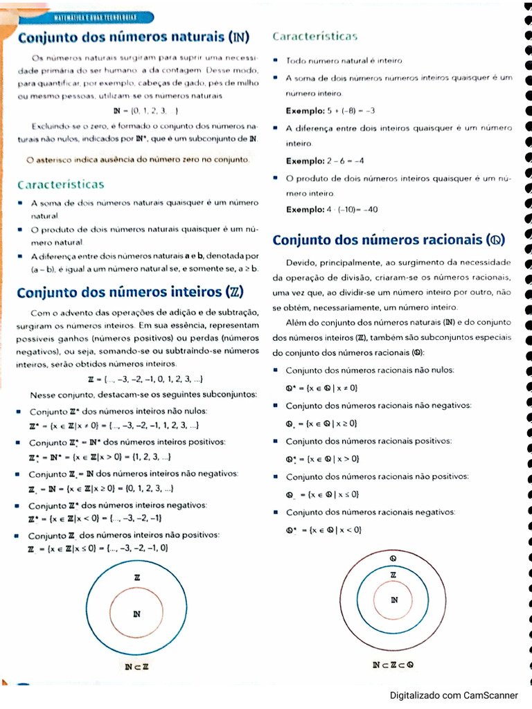 Conjuntos Numéricos Pdf