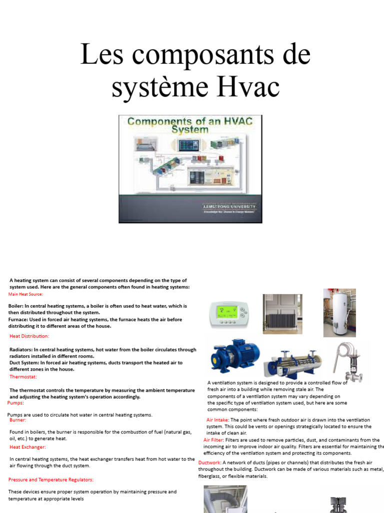 Les Composants de Système Hvac | PDF