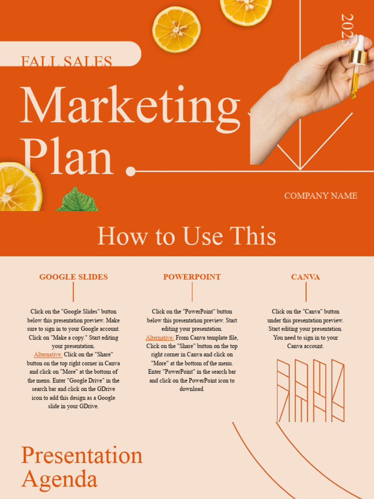 2023 Fall Marketing Plan Template | PDF | Microsoft Power Point | Human ...