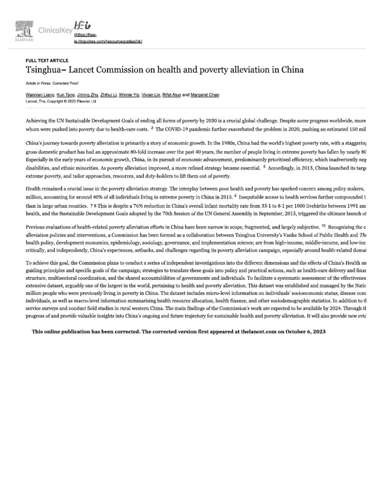 Lancet Commission On Health | PDF