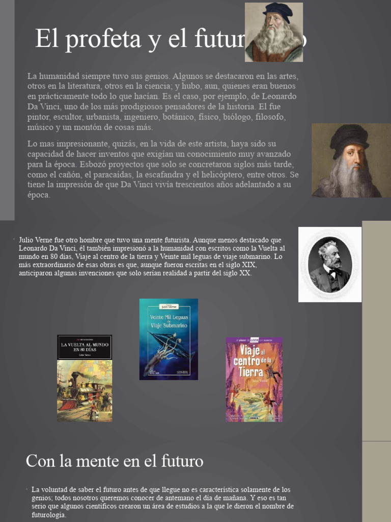 Profeta y Futurologo | PDF | Libros para adolescentes