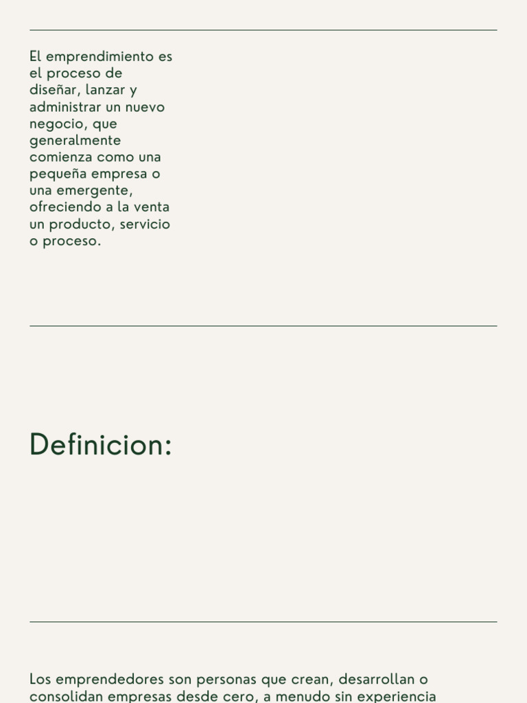 Presentación (Creada Desde Tu | PDF | Iniciativa empresarial | Pequeñas y medianas empresas