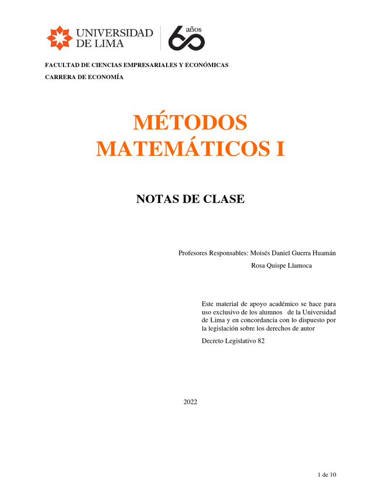 MMI - Notas de Clase - Semana 5 - 2 | PDF | Valores propios y vectores ...