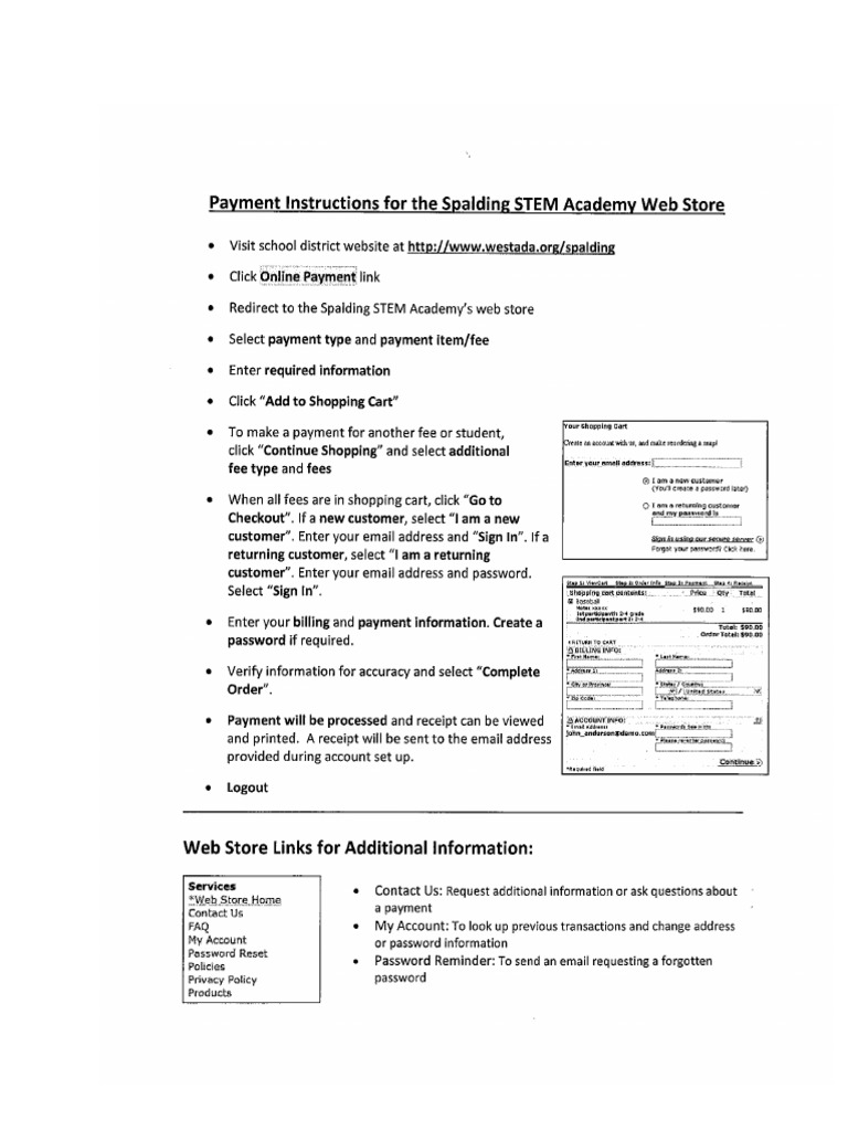 Payment Instructions Page 2 | PDF