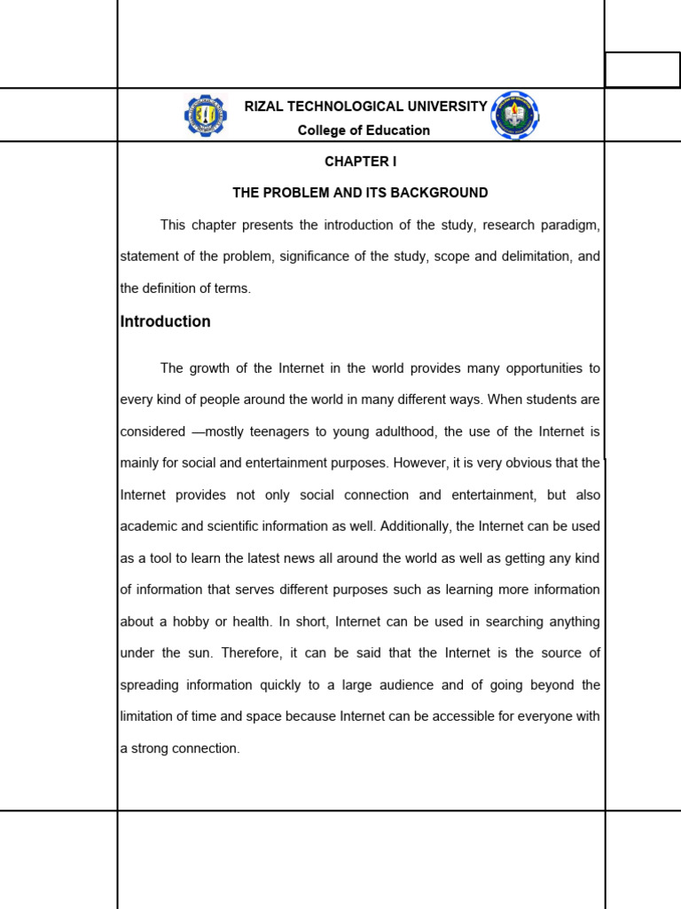 THESIS 2 FINAL Edited | PDF | Cognitive Science | Cognition