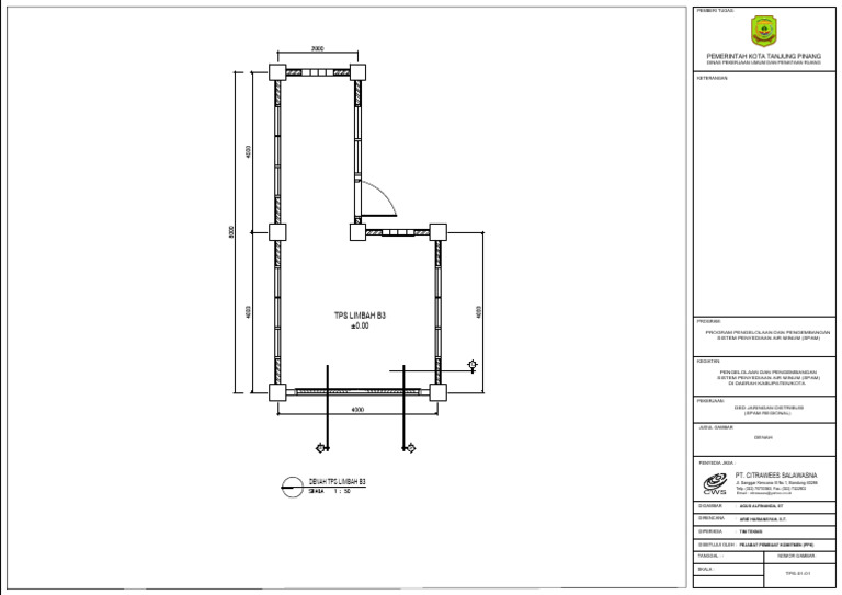 TPS Limbah B3-Denah | PDF