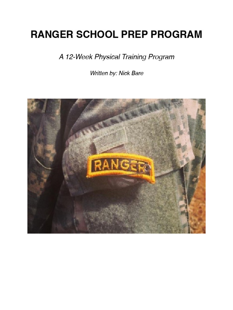 Ranger School Prep Program | PDF
