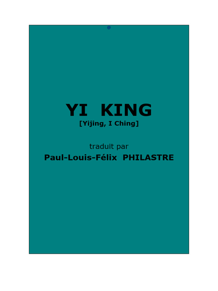 Yi King : Traduction et Analyse | PDF