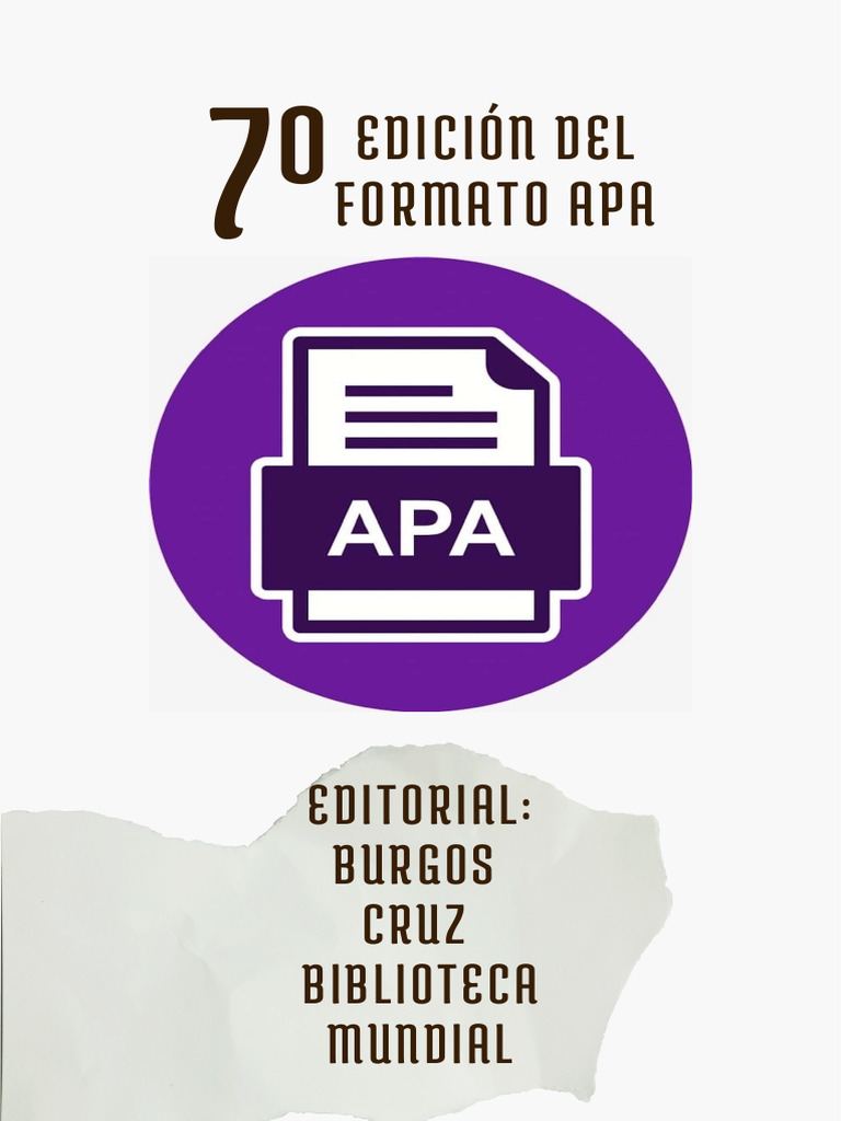 7ta Edición Del Formato APA | PDF | Estilo apa