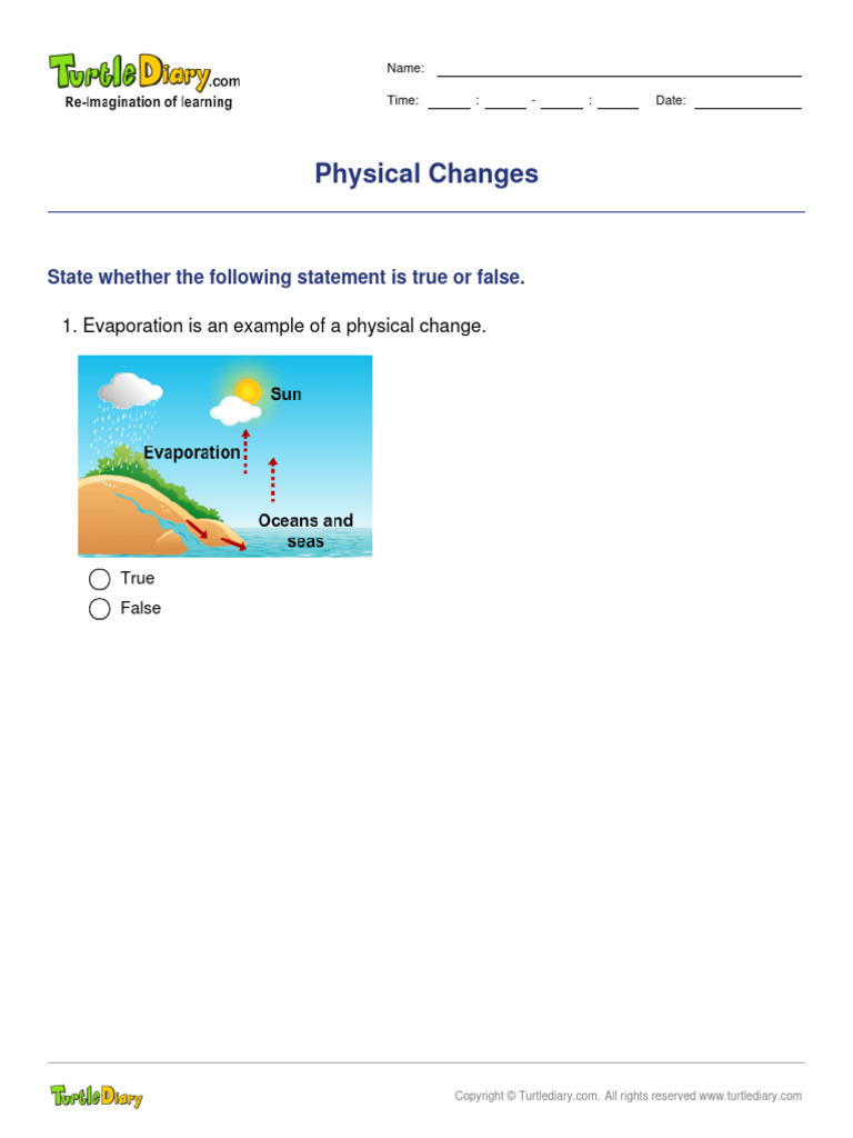 Physical Changes | PDF | Mixture | Chemical Substances