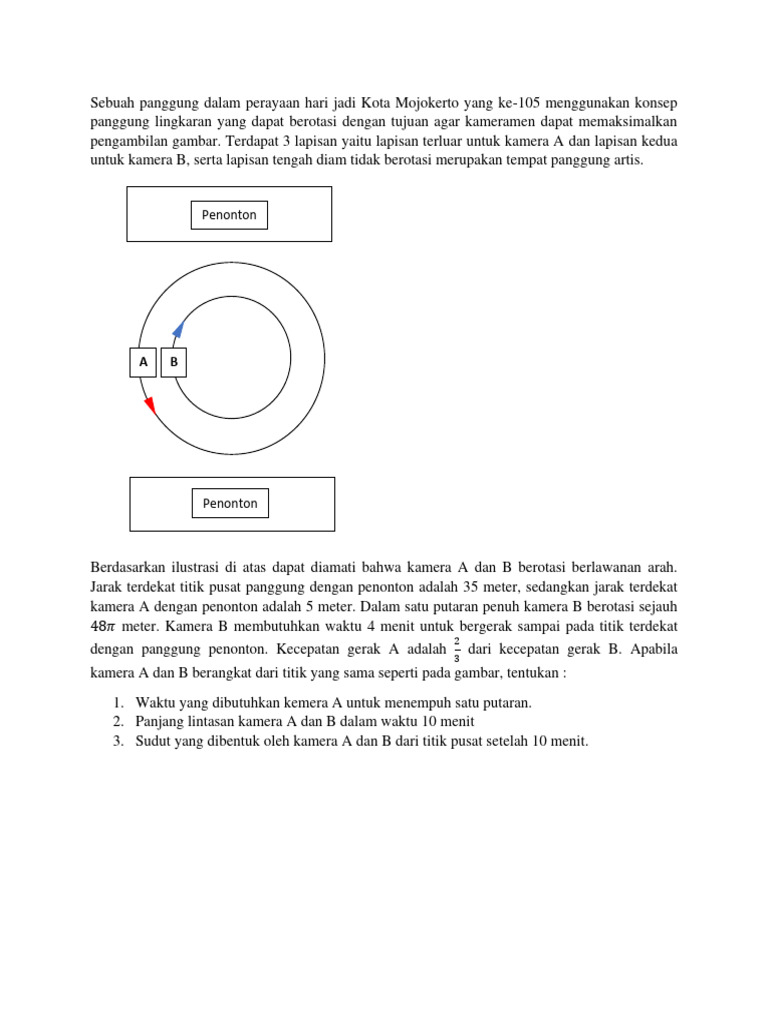 Soal Lingkaran Kontekstual-1 | PDF
